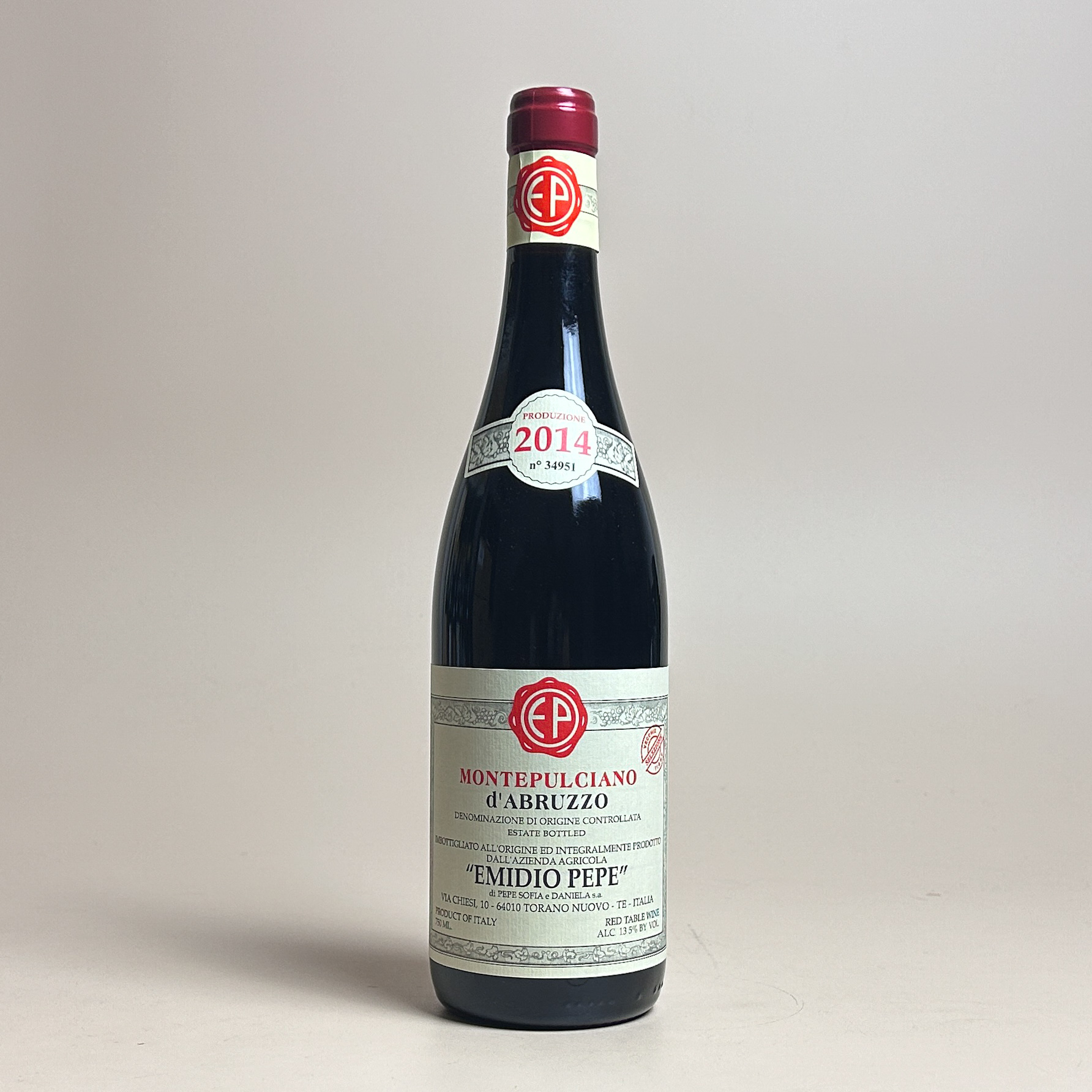 Emidio Pepe Montepulciano d'Abruzzo 2014 | Clink Clink